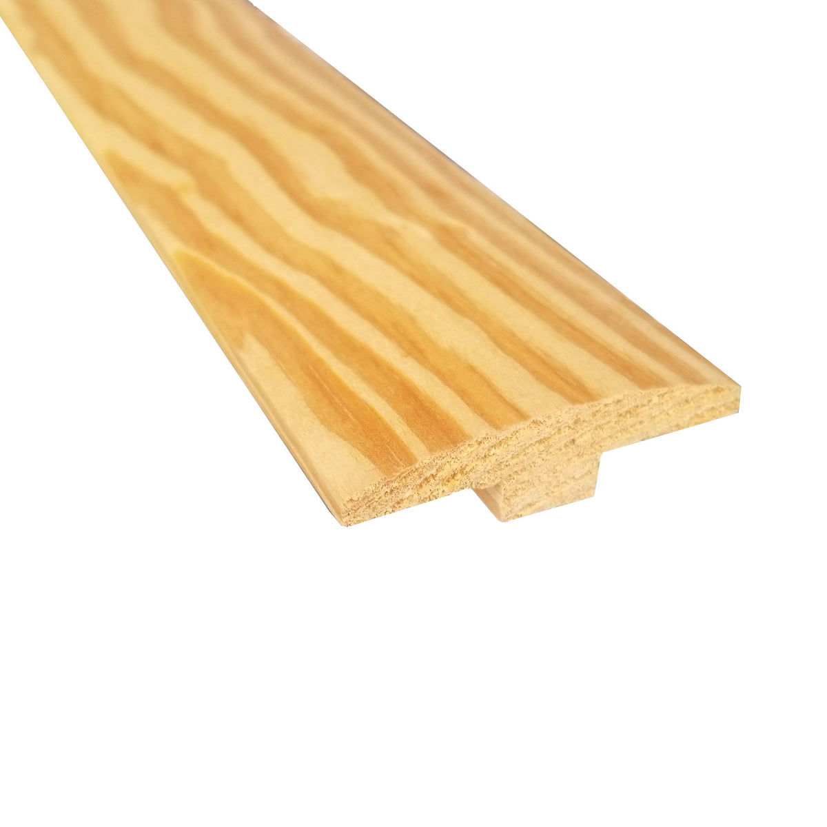 Unfinished Southern Yellow Pine 2 in. Wide x 8 ft. Length T-Molding ...