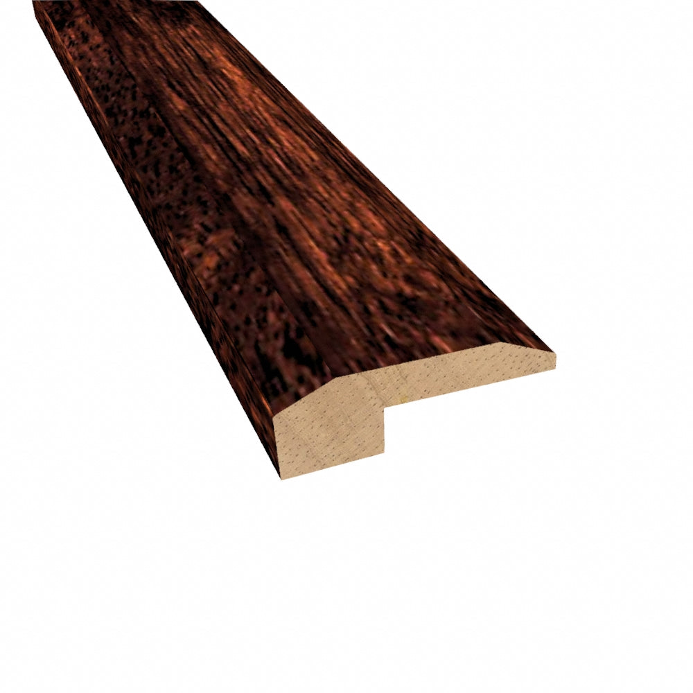 Prefinished Moroccan Cherry Hevea 2 in. Wide x 6.5 ft. Length Threshol ...