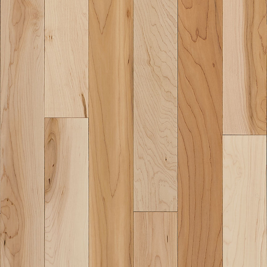 3/4 in. Maple Prefinished Solid Hardwood Flooring 3.25 in. Wide ...