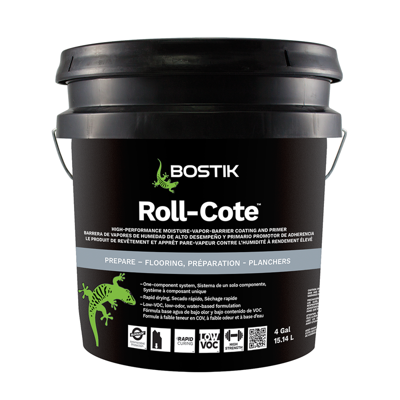 4 Gallon Roll-Cote High-Performance Moisture Vapor Barrier Coating and ...